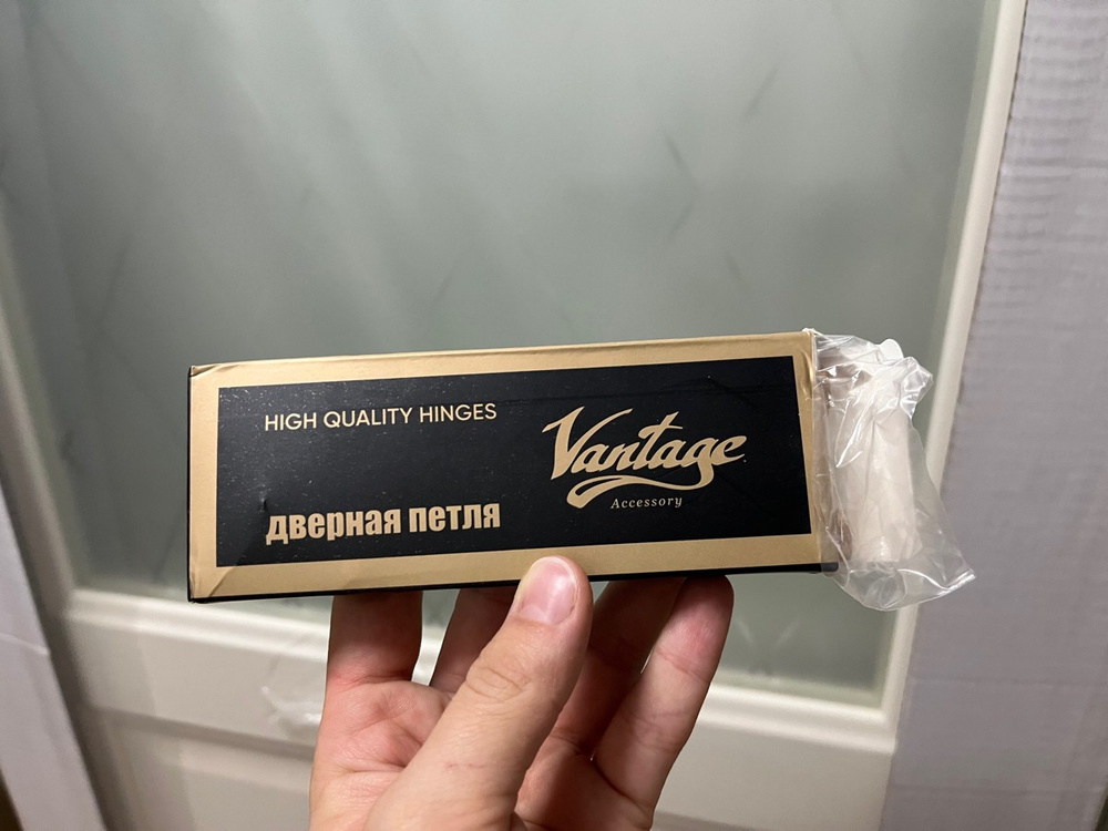 Петли врезные универсальные усиленные Vantage B4-GR 100*75*3, на подшипниках, графит, 2 шт ...