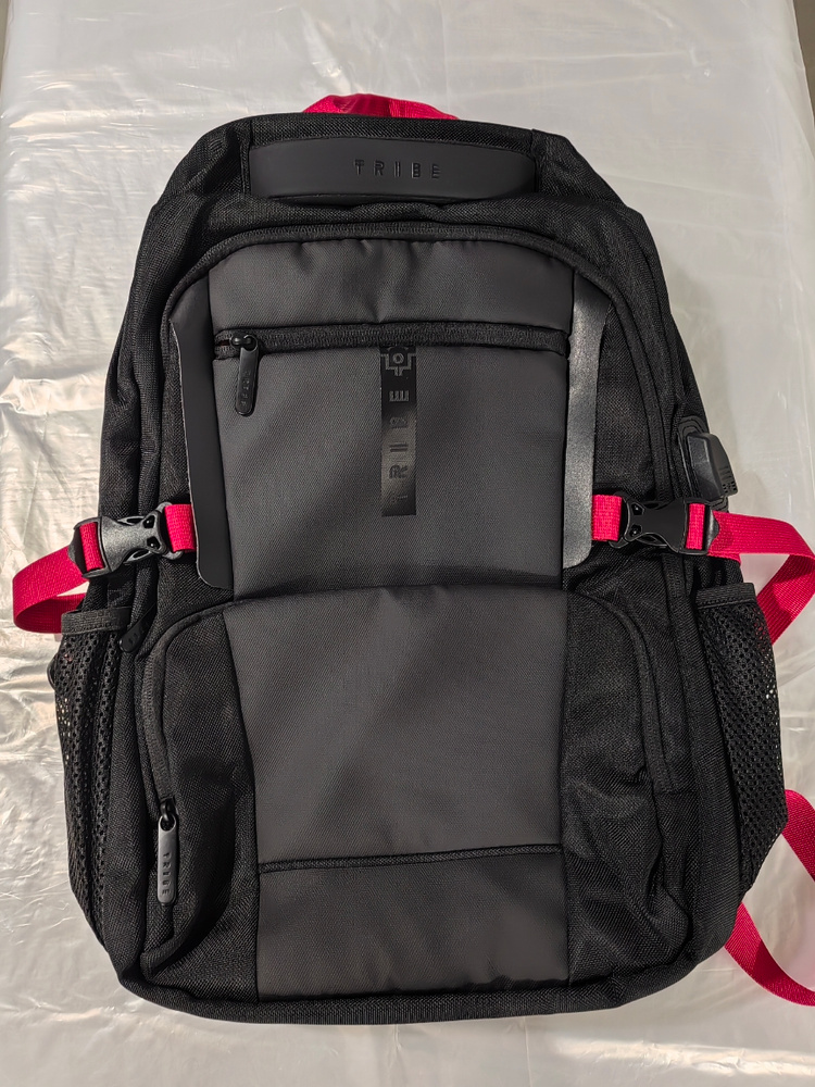 Рюкзак мужской городской TRIBE VIBE Red (красные лямки) купить на OZON по низкой цене (1361690176)