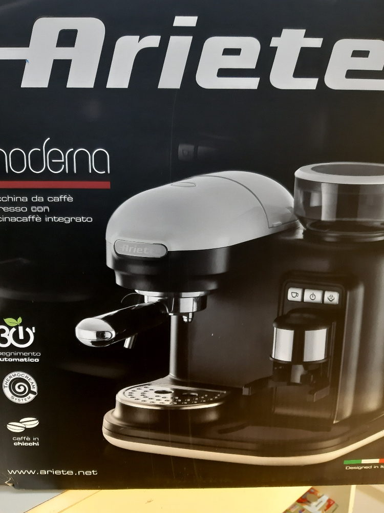 Рожковая кофеварка Ariete Moderna 1318 BKWH купить на OZON по низкой ...