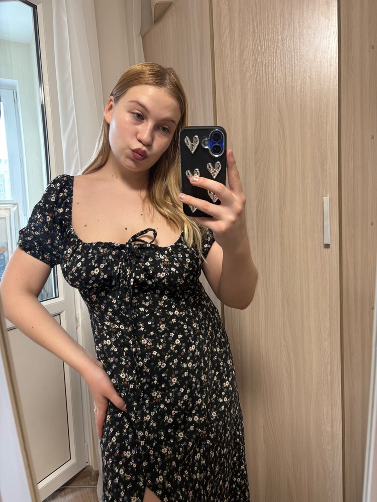 Платье Женский ProvoCanto черный Вечерний/праздничный Короткий Вискоза Разрезы, размер 40 ...