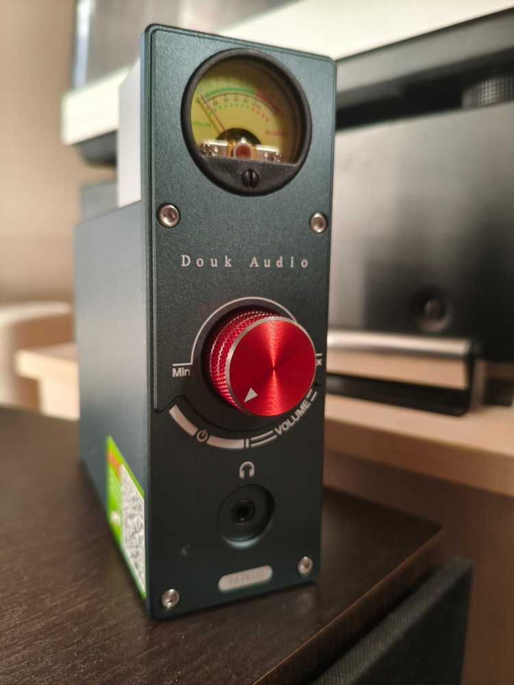 Douk Audio T4 PLUS JAN5725 Ламповый фонокорректор для проигрывателей MM ...