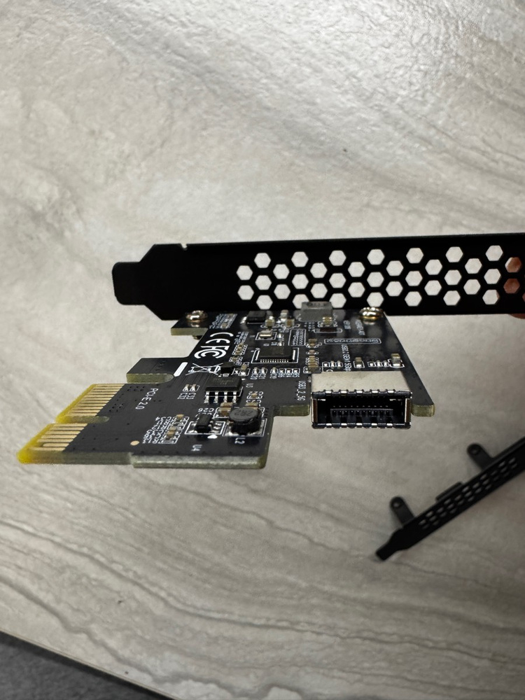 10 отзыв на Плата расширения PCI-E 1X на USB 3.2 GEN1 5 Гбит/с Type-E A ...