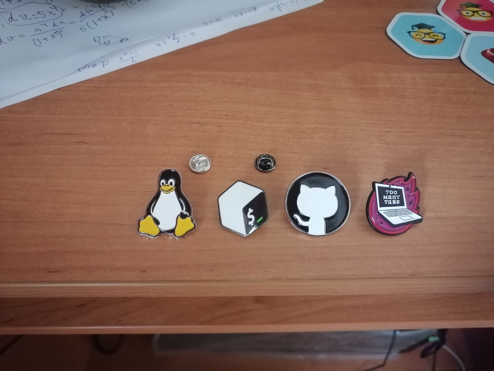 Значок металлический, пин на рюкзак, одежду для математиков Pygen "Math" купить на OZON по ...