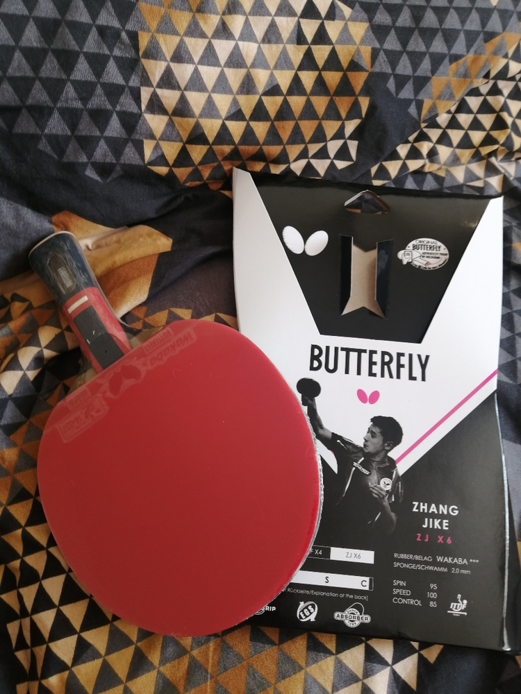 Ракетка для настольного тенниса Butterfly Zhang Jike ZJX6 купить на OZON по низкой цене (232788310)