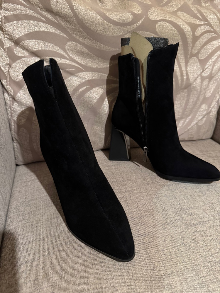 Ботильоны Женский Milana зеленый, размер 39 Демисезон 6 Молния Толстый каблук Италия купить c ...