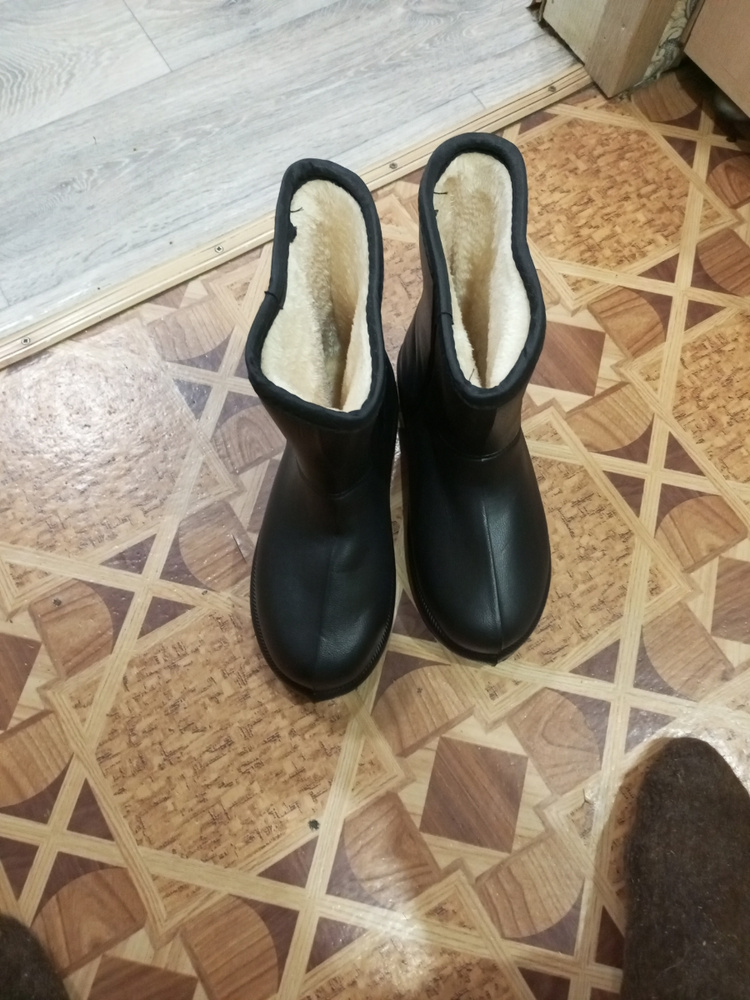 Галоши Женский Feabrate черный EVA Без застёжки Зима Закрытый нос купить c доставкой на OZON по ...