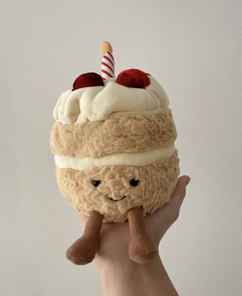 Мягкая игрушка JELLYCAT,Birthday Cak-Amuseables 16cm купить на OZON по ...