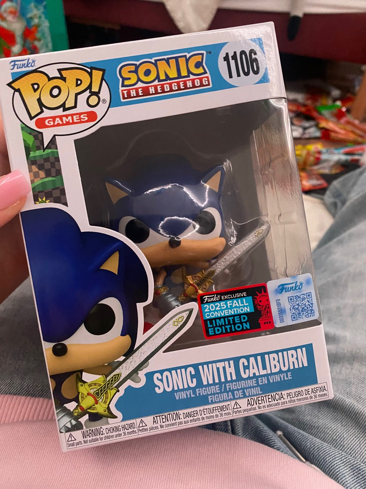 Фигурка Funko POP! Games Sonic the Hedgehog: Sonic with Caliburn (1106 ...