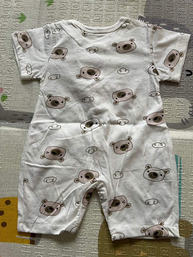 Кардиган для малышей Девочки, Мальчики BCATON, размер 80 Хлопок Анималистический средне-серый ...