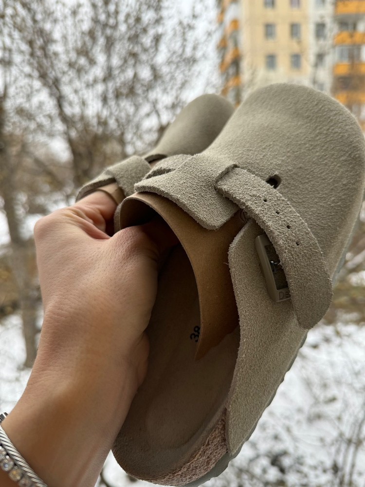 Сабо Женский Devo Life EVA, Натуральная кожа, размер 37 Анатомическая стелька, Толстая подошва ...