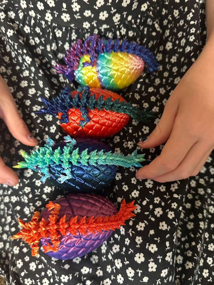 Игрушки для 3D-печати: 4 набора мини-яиц дракона купить на OZON по низкой цене (2154881913)