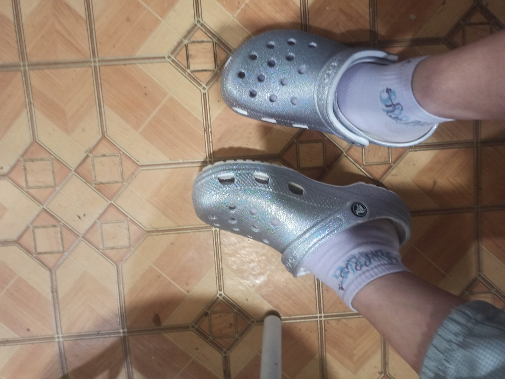 Сабо Женский Crocs Термопластик (TPU), размер 36, 37 Закрытый нос ...