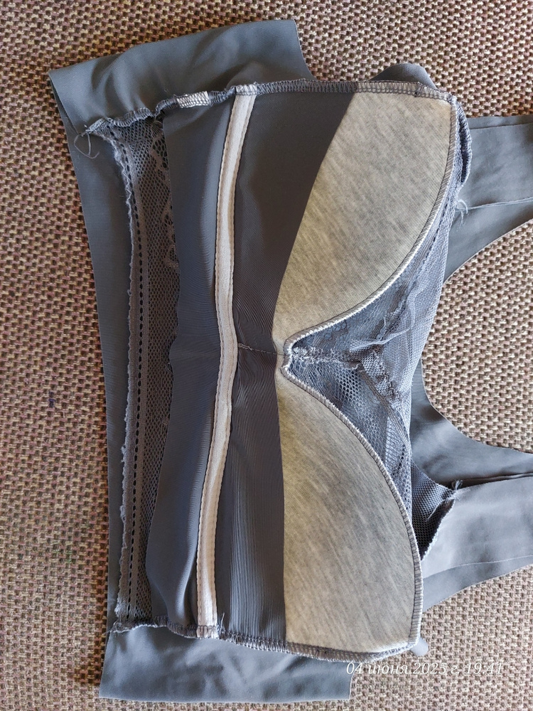 Бюстгальтер Женский Feabrate бралетт, размер 56 зеленый Хлопок Повседневный Китай Кнопки Кружево ...