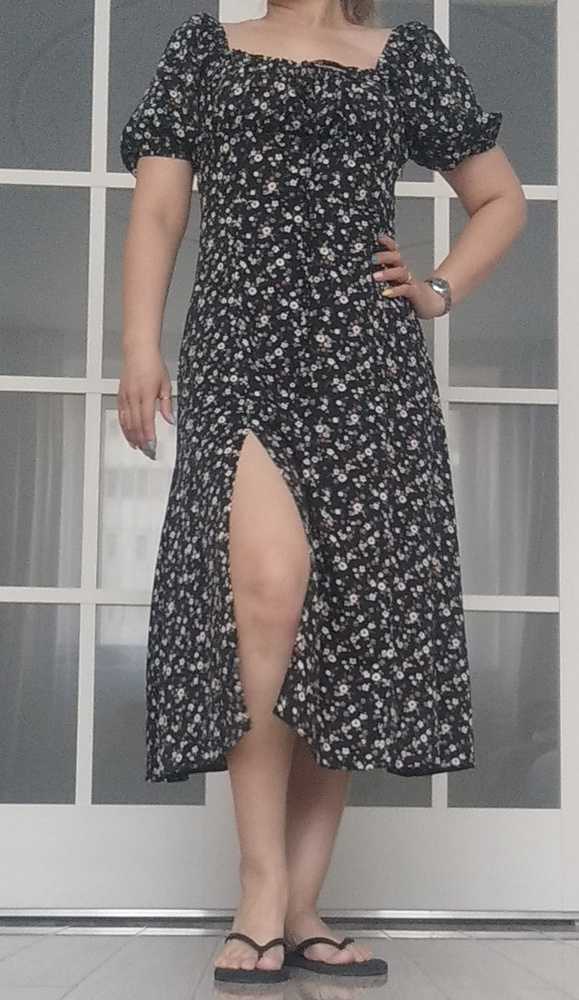 Платье Женский ProvoCanto черный Вечерний/праздничный Короткий Вискоза Разрезы, размер 40 ...