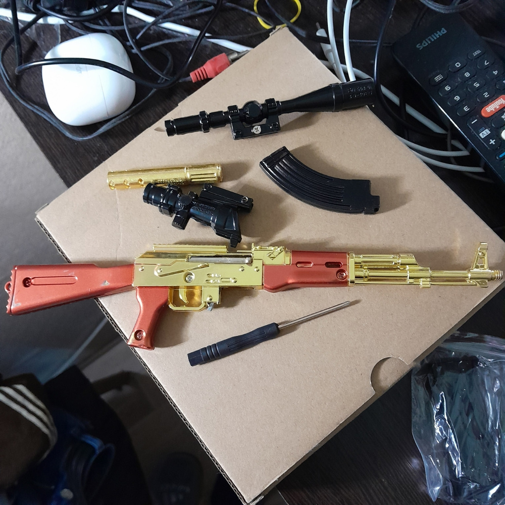 Мини AKM модель оружия Battlefield PUBG серия брелок M416 AWM AKM 98K ...