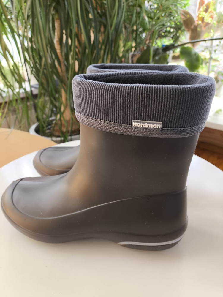 Сапоги резиновые Женский Nordman 5 коричневый EVA Россия Без застёжки Демисезон Рельефный ...