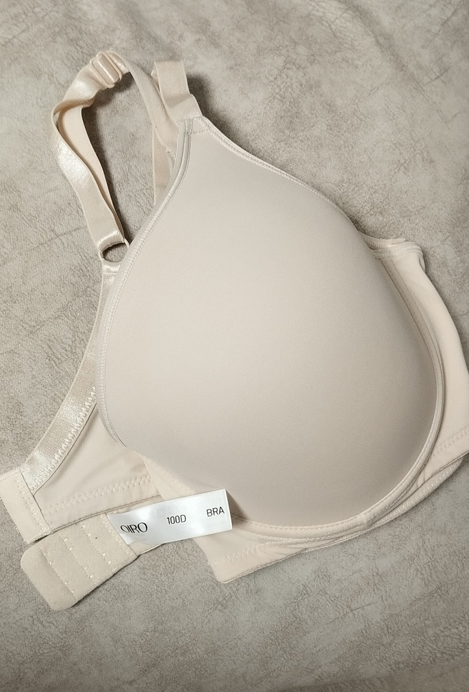 Бюстгальтер Женский OIRO на косточках, размер 75B черный нюд Полиамид, Эластан Повседневный ...