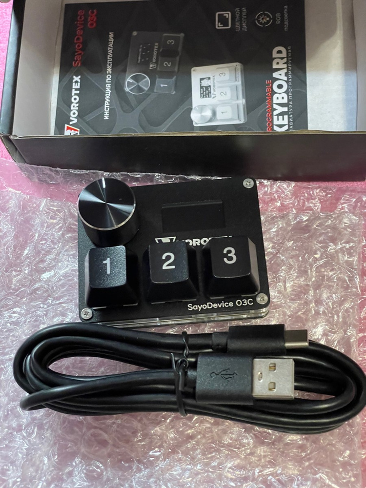 Игровая механическая программируемая клавиатура VOROTEX SayoDevice O3C ...