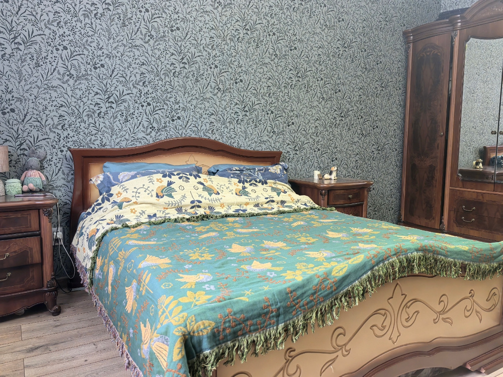 Покрывало Qalla покрывала муслин Хлопок, Муслин 200x 150 см купить c ...