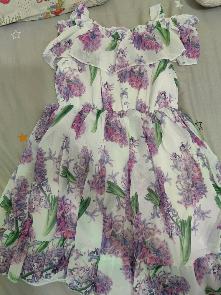 Платье Девочки Feabrate розовый Повседневный Без рукавов Хлопок Манжеты ...