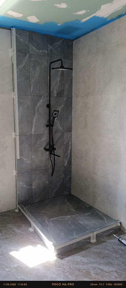 Душевая система с тропическим душем и смесителем Frap F2471 купить на OZON по низкой цене ...