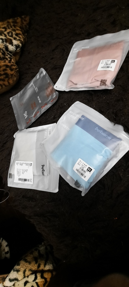 Комплект трусов Мужской Miiow брифы Хлопок светло-серый, темно-серый, размер 52 Средняя Китай ...