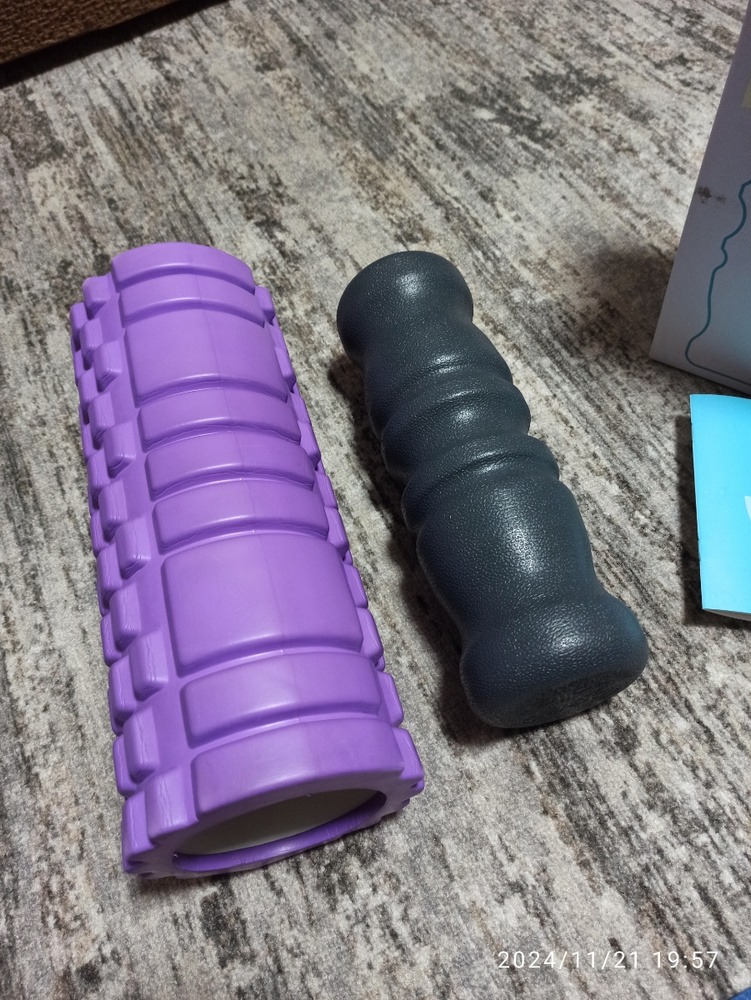 Массажный ролик DEEP ROLLER PU95 для коррекции позвоночника и мфр ...