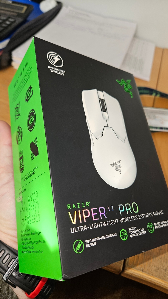 Мышь беспроводная Razer беспроводная Viper V2 Pro , черный,RZ01 ...