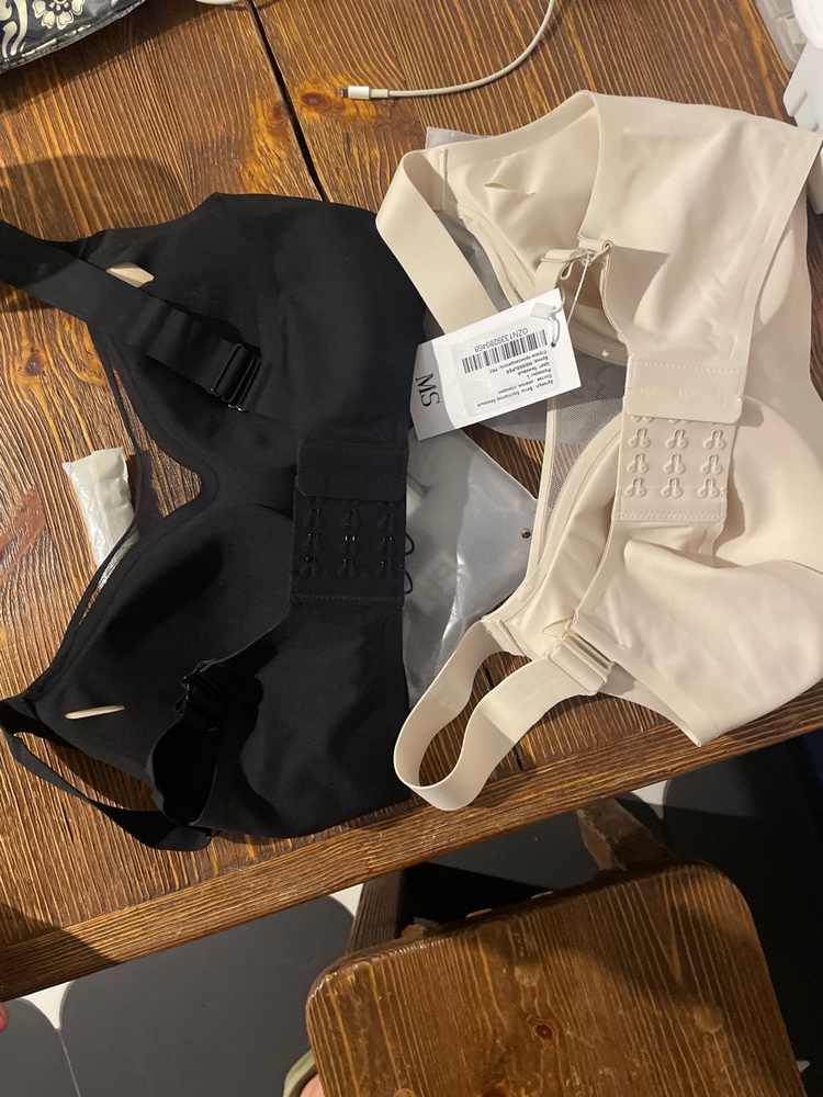 Бюстгальтер Женский MAMASUPER без косточек, размер 90E, 90F черный муар Нейлон, Спандекс ...