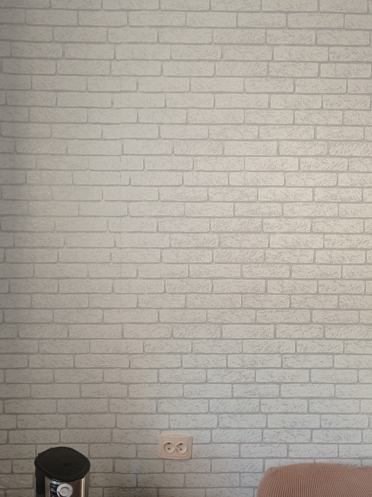 Обои флизелин и вспененный винил, кирпич бежевый, метровые, для кухни, Стена (VILIA, 1591-62 ...