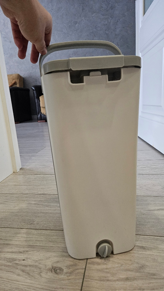 Швабра с отжимом и ведром HITT Clean and Go XL ведро 13 л, 2 насадки из ...