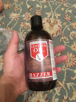 Масло Hazzer 500 мл. для кожи и кожаных изделий. Пропитка для смягчения ...