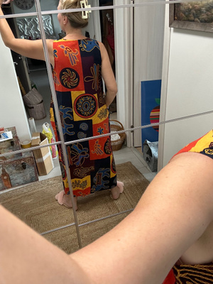 Платье Женский MOOCIE красный, размер 46 пляжное купить c доставкой на OZON по низкой цене ...