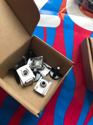 Клипса крепежная автомобильная 1/2 UNF, 100 шт. купить c доставкой на ...