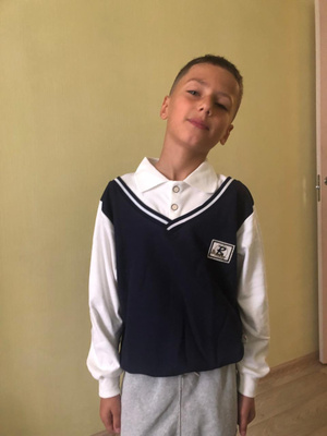 Поло Мальчики, Девочки MOOCIE черный меланж Длинный, размер 34 Офисный/школьный Китай купить c ...