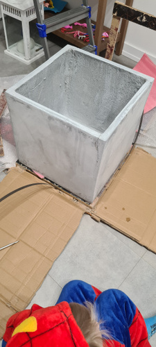 GEALFIS Кашпо 20 л,, 1 шт, цвет светло-серый купить на OZON по низкой цене (2670374699)