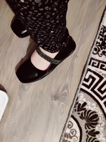 Балетки Женский JOYCITY Искусственная кожа, размер 37 6 Россия лодочки Стразы, Блестки ...