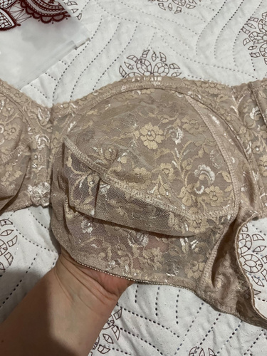 Бюстгальтер Женский Lace Dream мягкая чашка на каркасе, классическая чашка, размер 95C бежевый ...