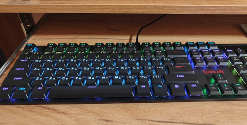 Redragon игровая клавиатура механическая проводная Apas RGB (Full-size ...