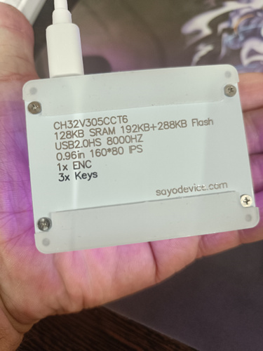 Sayodevice Клавиатура проводная , (Outemu Magnetic Pink), Русская ...