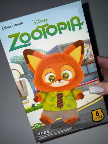 Плюшевая фигурка MINISO Disney Зверополис, коробка-сюрприз купить на ...