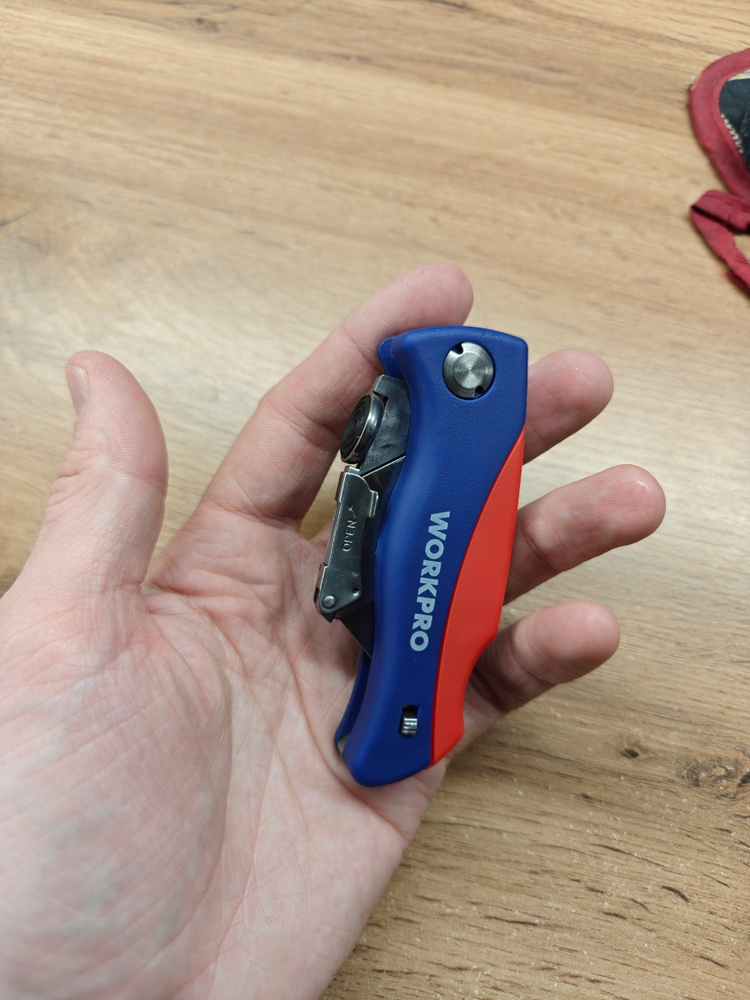 WORKPRO Многофункциональный нож с деревянной ручкой и 10 быстросменными лезвиями купить на OZON ...