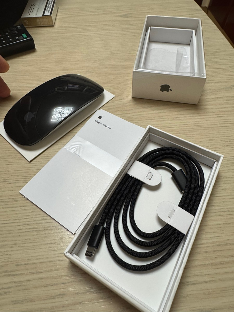 Мышь беспроводная Apple беспроводная magic mouse 3 , черный,Apple magic ...