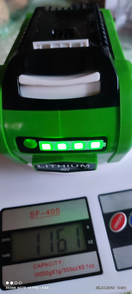 Aккумулятор 40v 6.0Ah для Greenworks 29462 Аккумуляторная батарея 40V ...