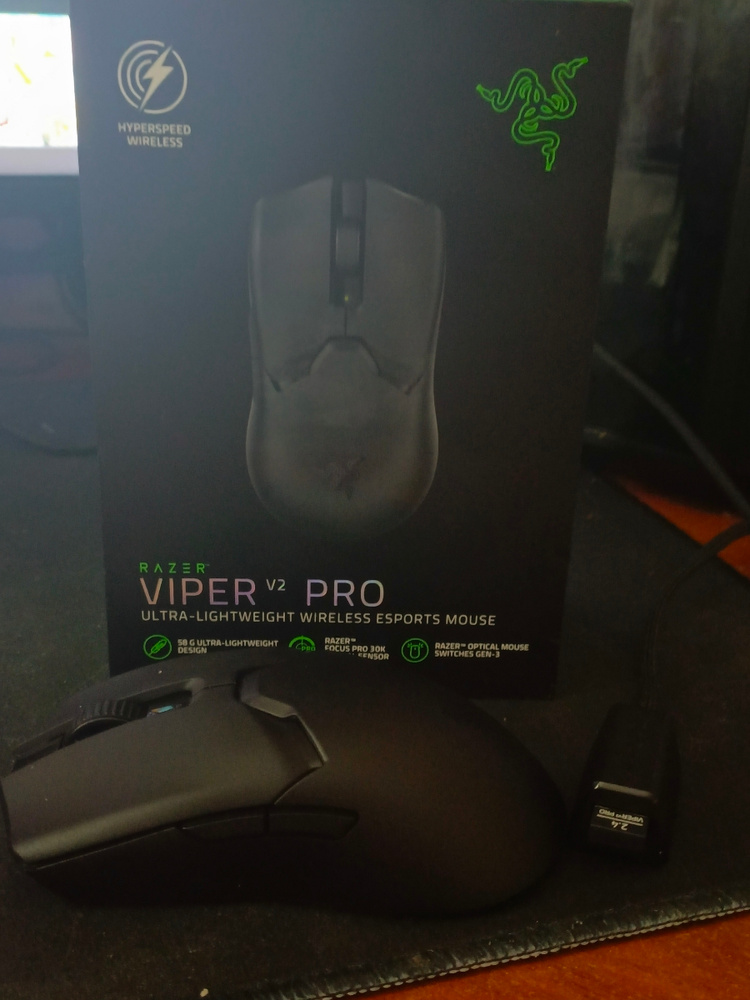 Мышь беспроводная Razer беспроводная Viper V2 Pro , черный,RZ01 ...