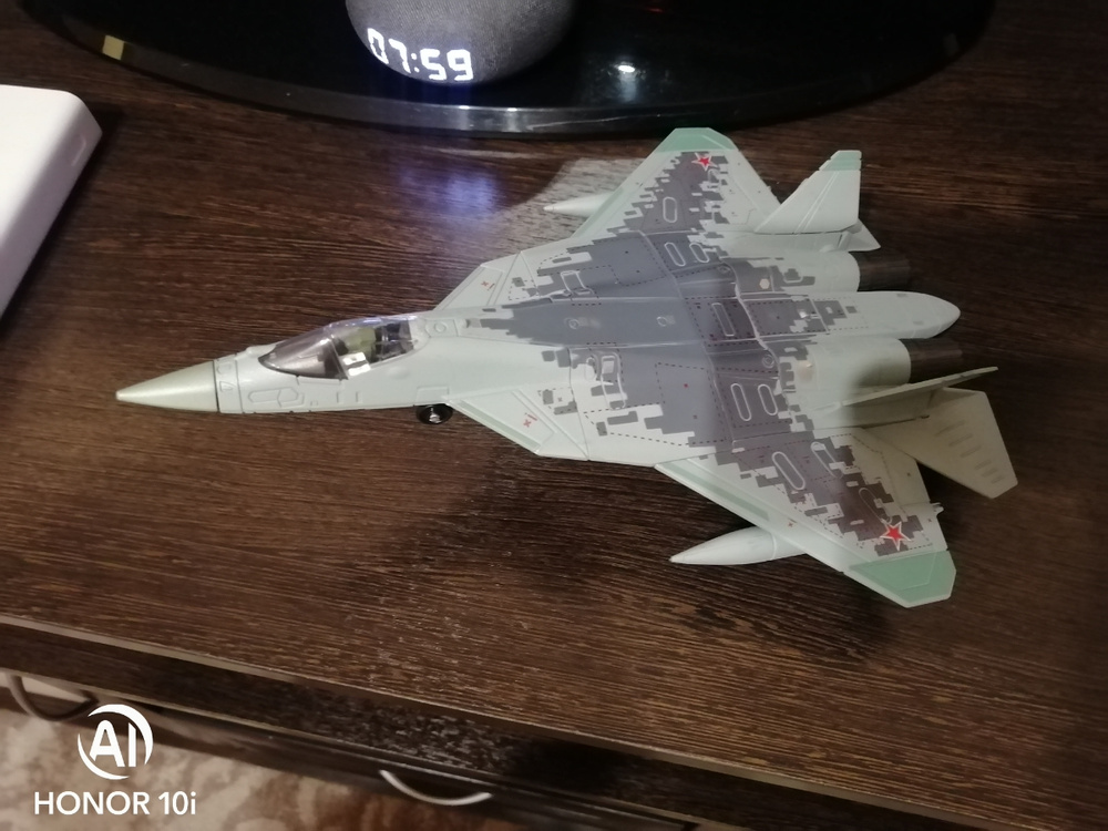 Су-57 Истребитель Модель самолета Коллекционная 1/72 Building Block ...