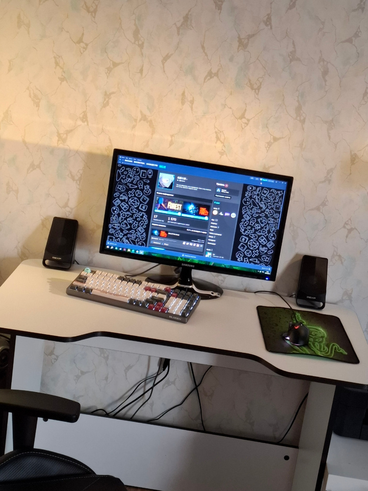 Компьютерный стол Горизонт Игровой_стол_Геймер, 110х60х74.6 см купить c ...