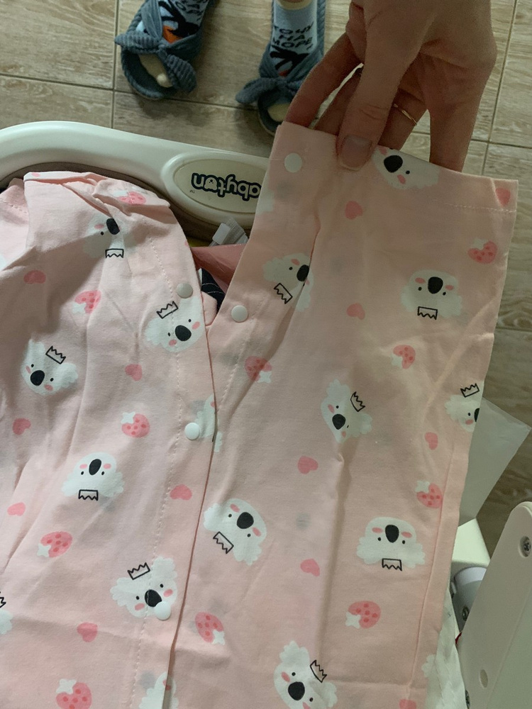 Кардиган для малышей Девочки, Мальчики BCATON, размер 66 Хлопок Анималистический средне-серый ...