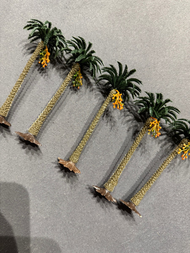 Миниатюрные кокосовые пальмы 12 см, пластиковые деревья для моделирования, декор для песочницы ...