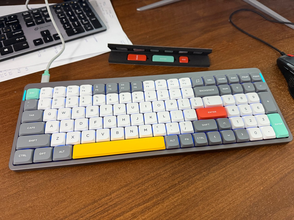 NuPhy Клавиатура беспроводная Air96 V2 Aloe Switch, (NuPhy Aloe Low ...